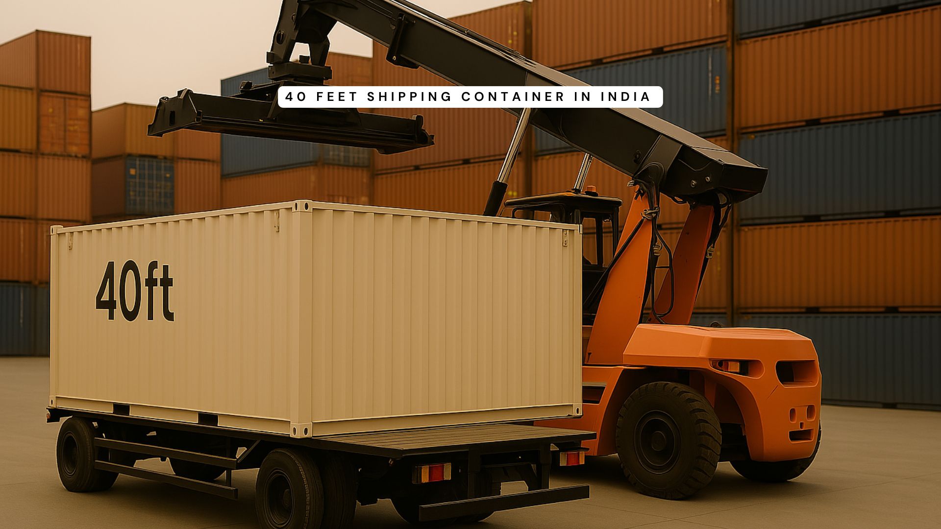 40 Feet Shipping Container in India - APT Logistics