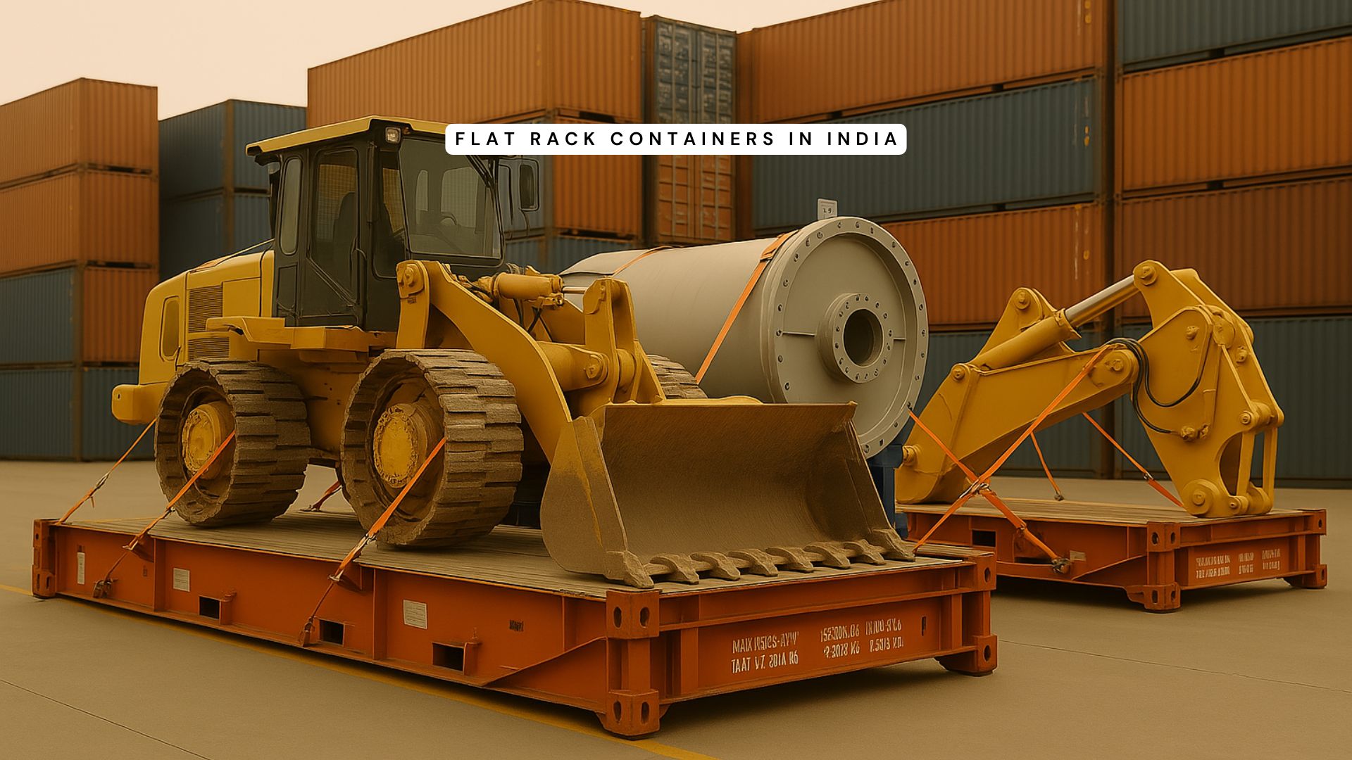 Flat Rack Containers in India - APT Logistics