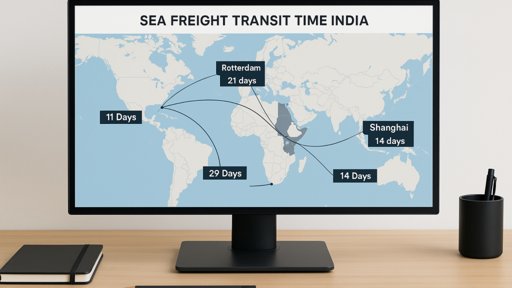 Sea Freight Transit Time India - APT Logistics